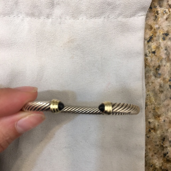 David Yurman | Jewelry | Dy Cable Classics Bracelet With Black Onyx ...